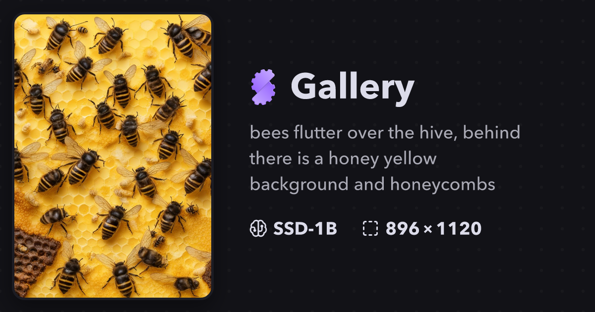 "bees flutter over the hive, behind th..." | Gallery | Stablecog