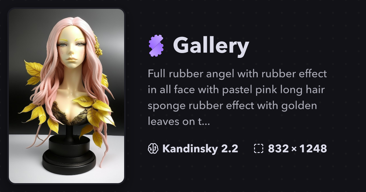 Full rubber angel with rubber effect in all face w... | Gallery