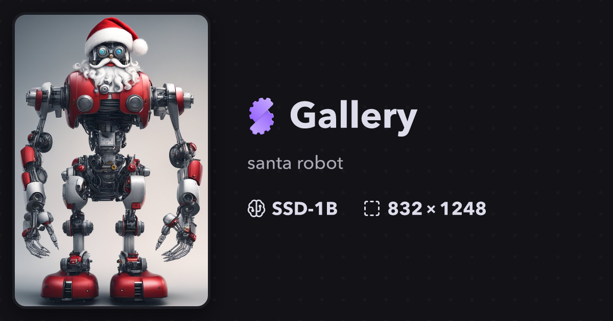 "santa robot" | Gallery | Stablecog