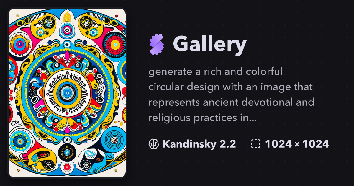 "generate a rich and colorful circular..." | Gallery | Stablecog