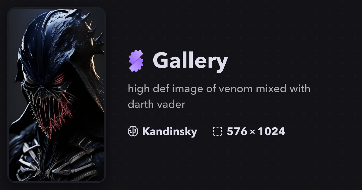 "high def image of venom mixed with da..." | Gallery | Stablecog