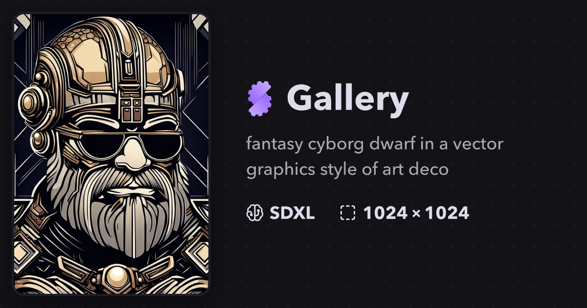 "fantasy cyborg dwarf in a vector grap..." | Gallery | Stablecog