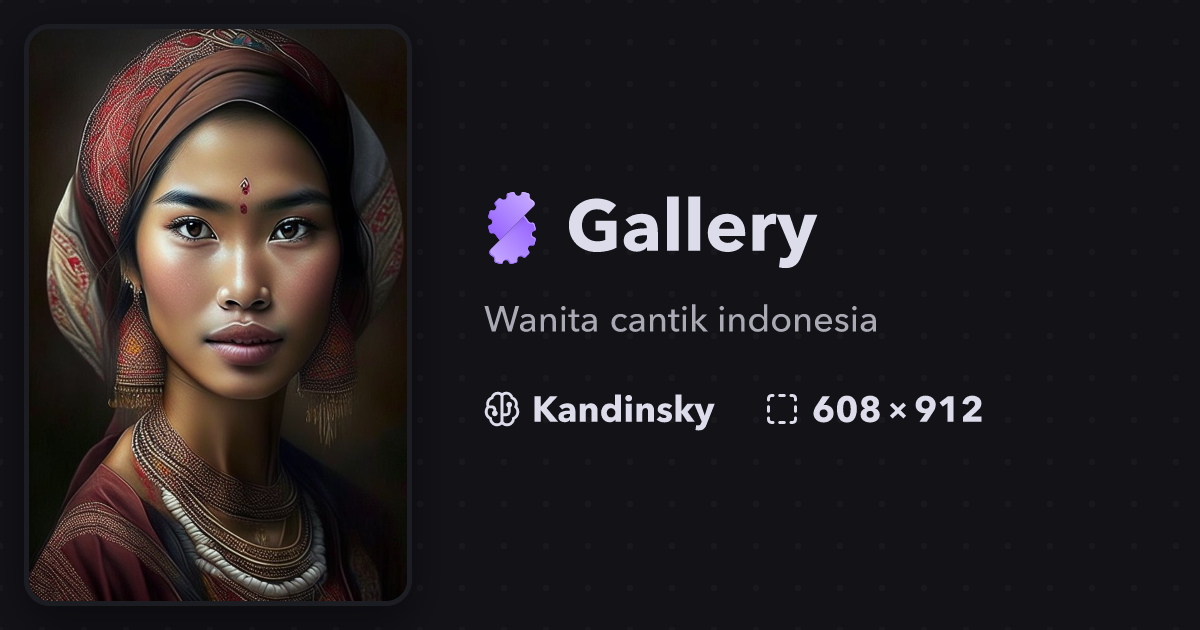"Wanita cantik indonesia" | Gallery | Stablecog