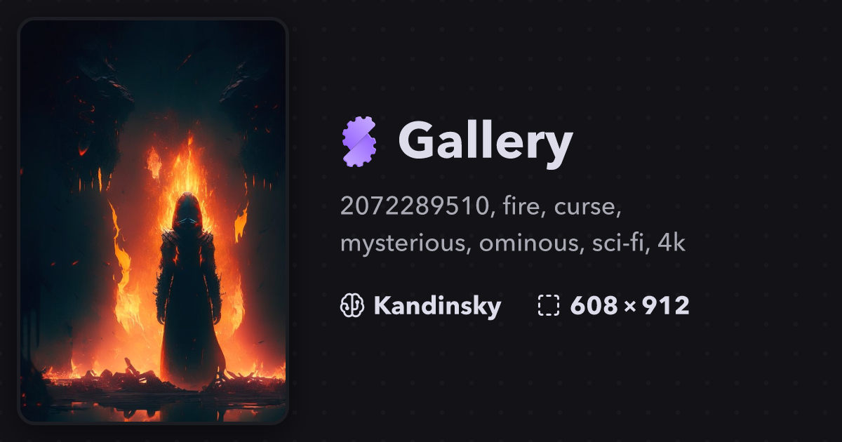 "2072289510, fire, curse, mysterious, ..." | Gallery | Stablecog