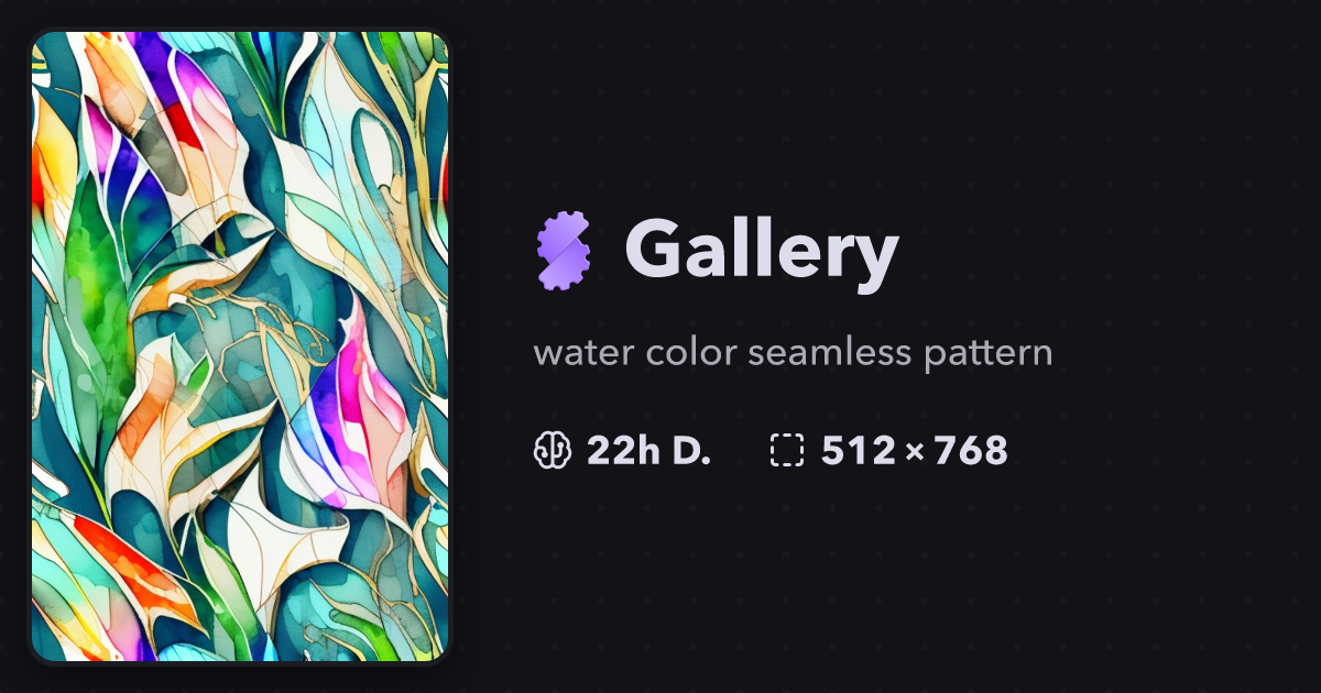 "water color seamless pattern" | Gallery | Stablecog
