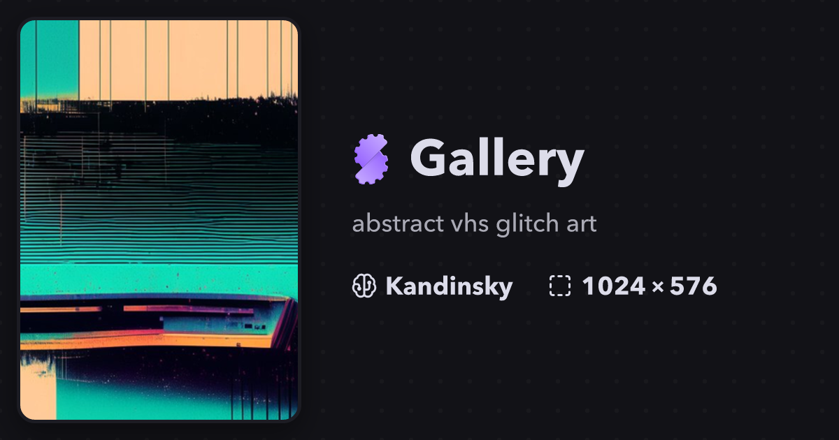 "abstract vhs glitch art" | Gallery | Stablecog