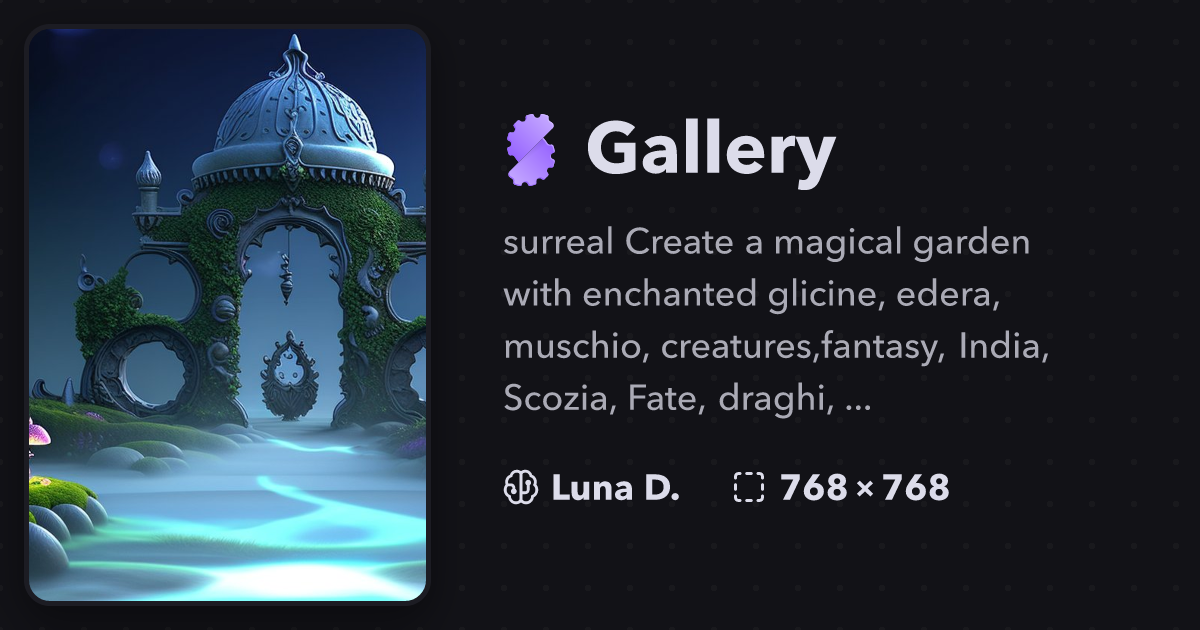 "surreal Create a magical garden with enc..." | Gallery | Stablecog