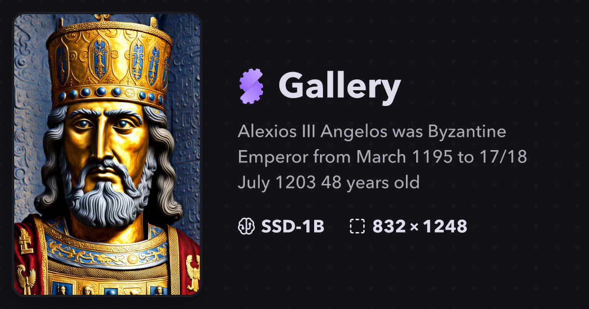 "Alexios III Angelos was Byzantine Emp..." | Gallery | Stablecog