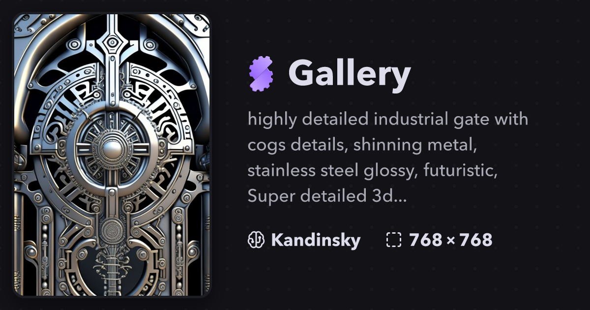 "highly detailed industrial gate with ..." | Gallery | Stablecog