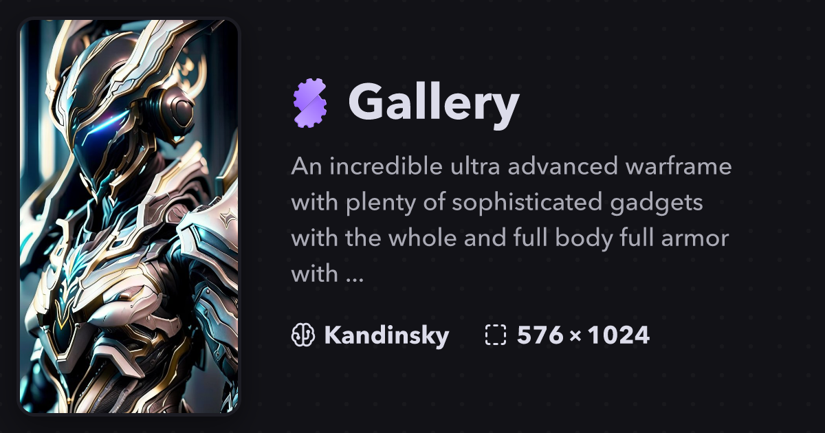 "An incredible ultra advanced warframe..." | Gallery | Stablecog