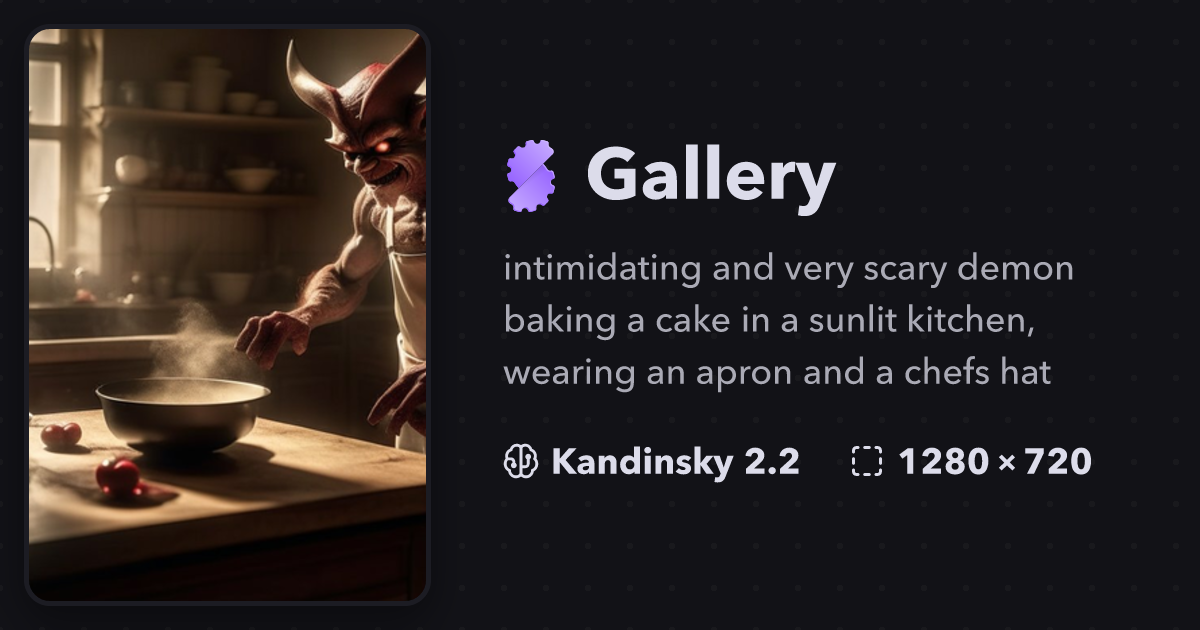 "intimidating and very scary demon bak..." | Gallery | Stablecog