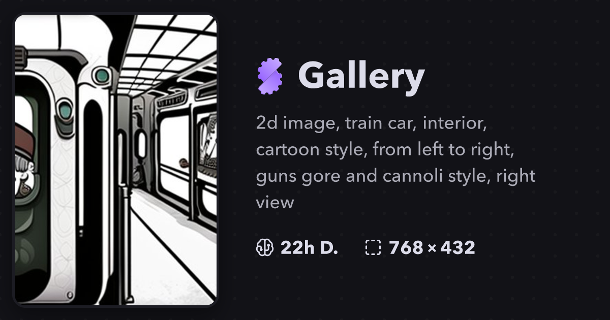 "2d image, train car, interior, cartoo..." | Gallery | Stablecog