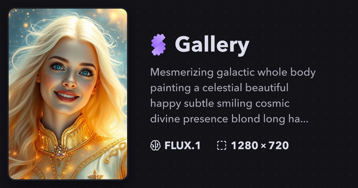 "Mesmerizing galactic whole body paint..." | Gallery | Stablecog