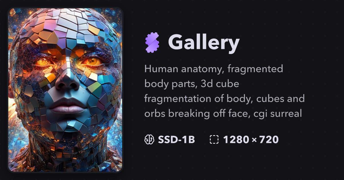 "Human anatomy, fragmented body parts,..." | Gallery | Stablecog