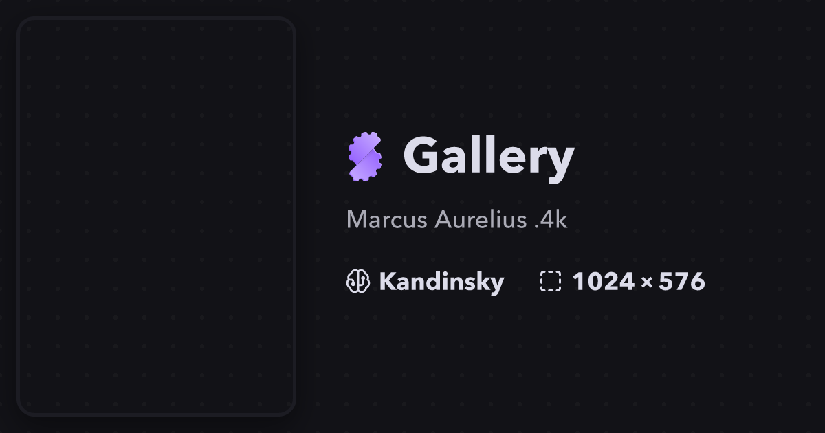 "Marcus Aurelius .4k" | Gallery | Stablecog