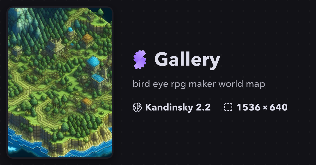 "bird eye rpg maker world map" | Gallery | Stablecog