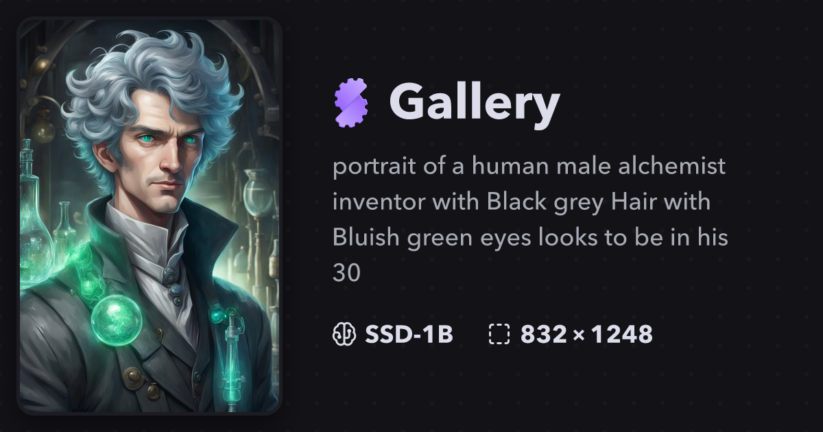"portrait of a human male alchemist in..." | Gallery | Stablecog