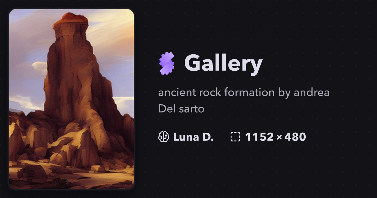 "ancient rock formation by andrea Del sar..." | Gallery | Stablecog