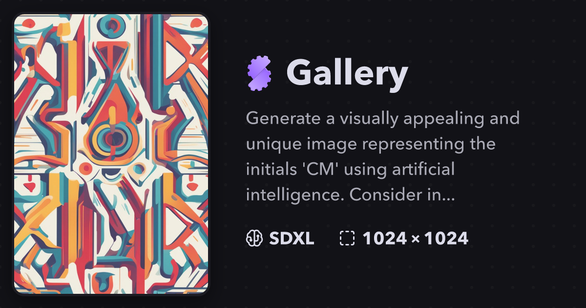 "Generate a visually appealing and uni..." | Gallery | Stablecog
