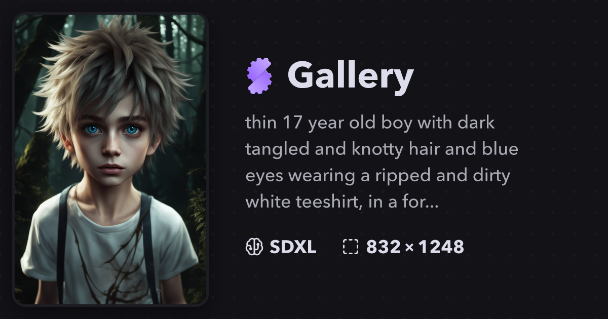 "thin 17 year old boy with dark tangle..." | Gallery | Stablecog