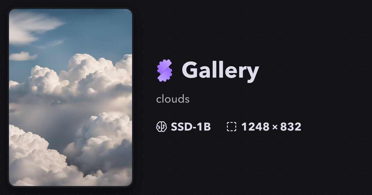 "clouds" | Gallery | Stablecog