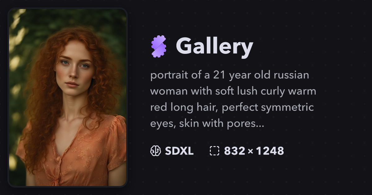 "portrait of a 21 year old russian wom..." | Gallery | Stablecog