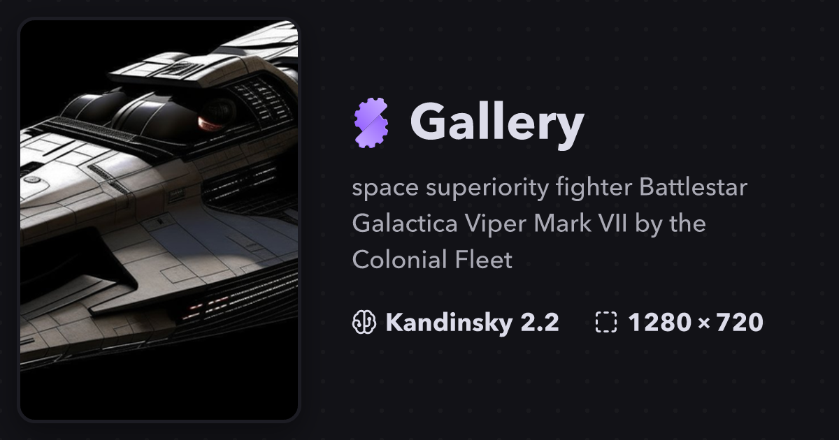 "space superiority fighter Battlestar ..." | Gallery | Stablecog