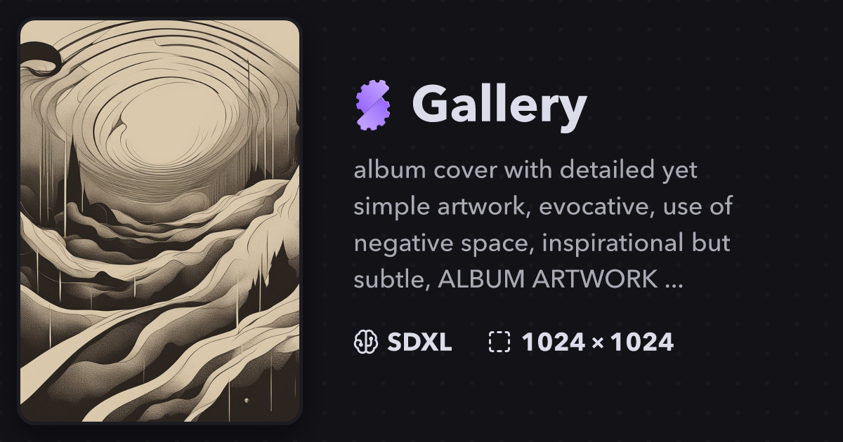 "album cover with detailed yet simple ..." | Gallery | Stablecog