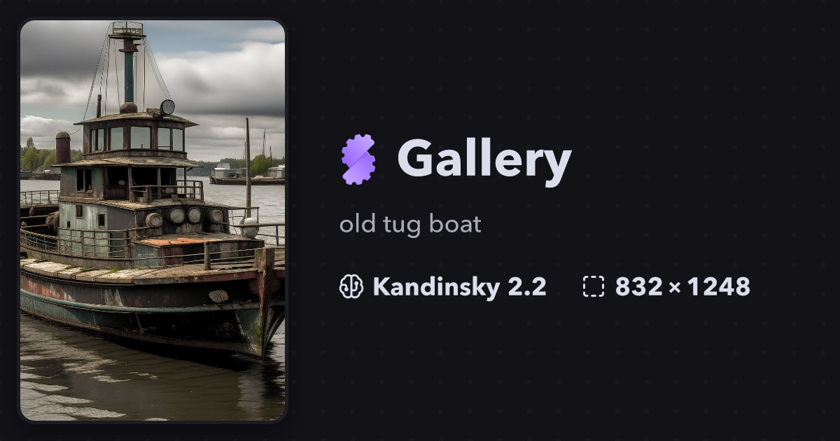 "old tug boat" | Gallery | Stablecog