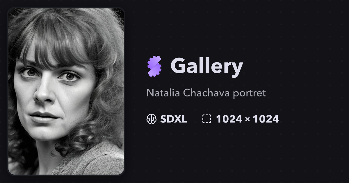 "Natalia Chachava portret" | Gallery | Stablecog