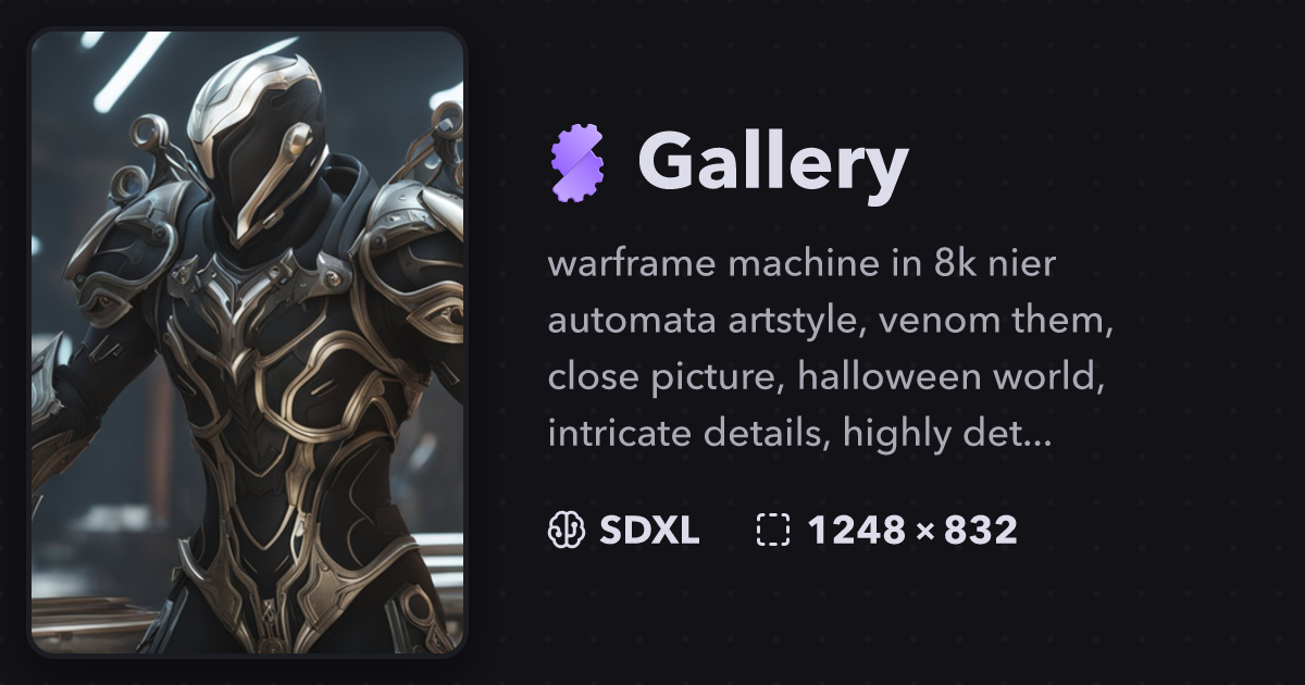 "warframe machine in 8k nier automata ..." | Gallery | Stablecog