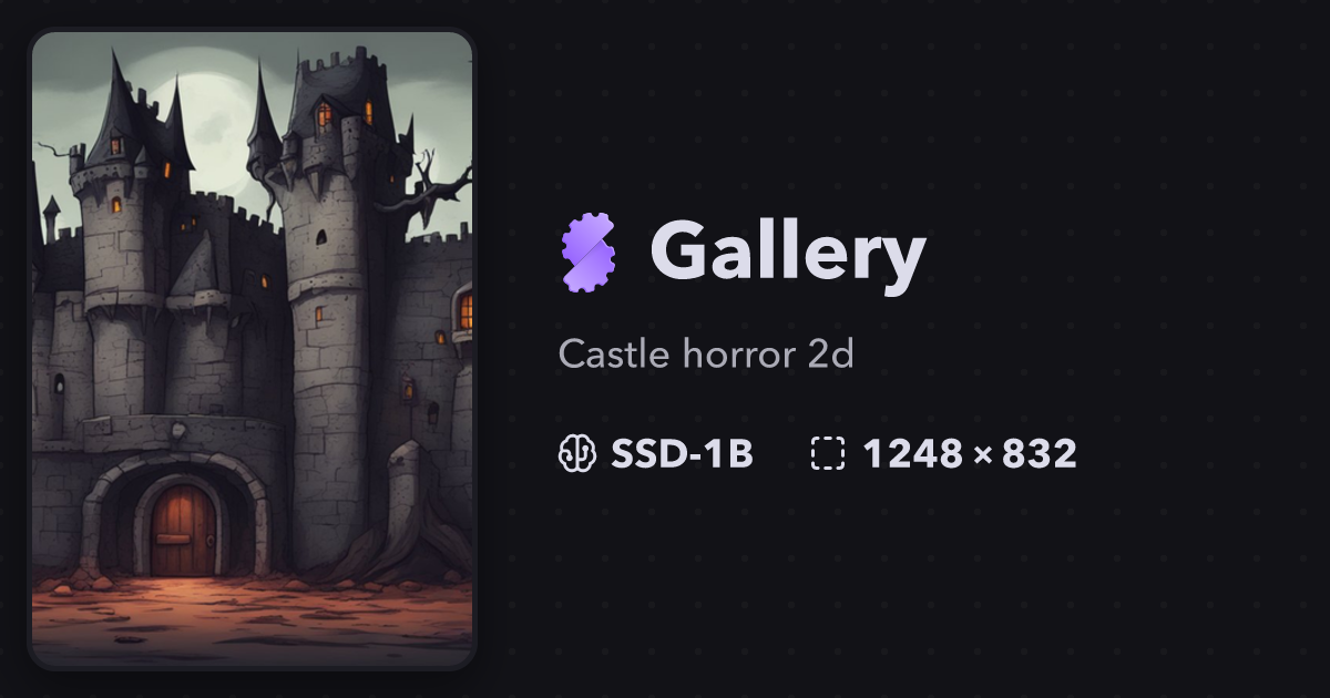 "Castle horror 2d" | Gallery | Stablecog