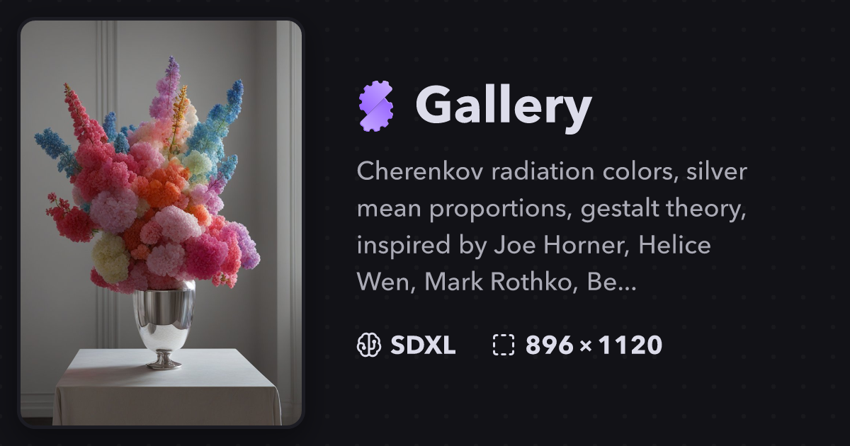 "Cherenkov radiation colors, silver me..." | Gallery | Stablecog