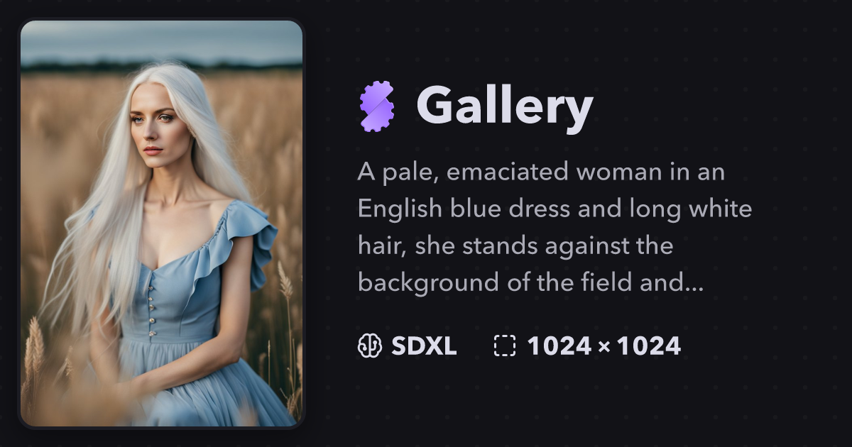 "A pale, emaciated woman in an English..." | Gallery | Stablecog