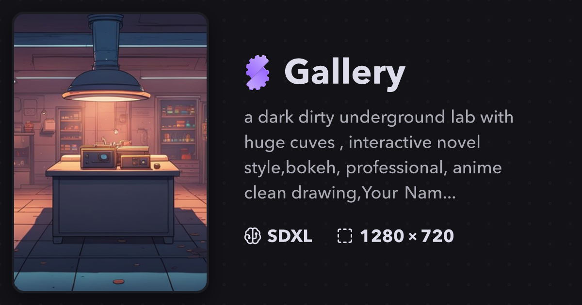 "a dark dirty underground lab with hug..." | Gallery | Stablecog
