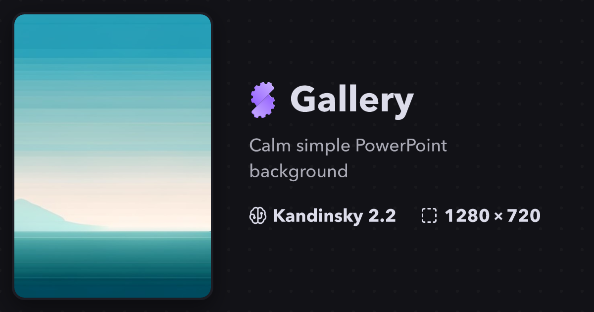 "Calm simple PowerPoint background" | Gallery | Stablecog