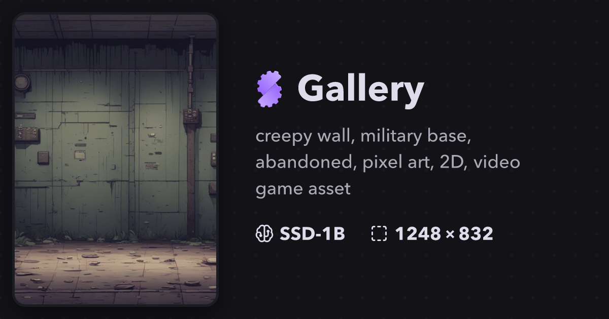 "creepy wall, military base, abandoned..." | Gallery | Stablecog