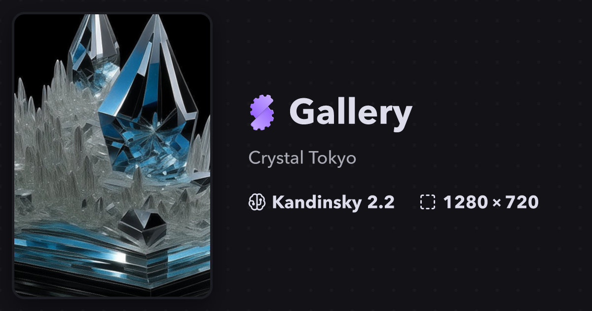 "Crystal Tokyo" | Gallery | Stablecog