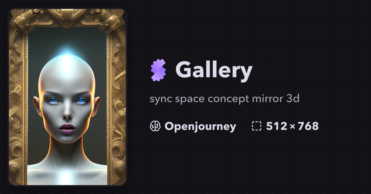 "sync space concept mirror 3d" | Gallery | Stablecog