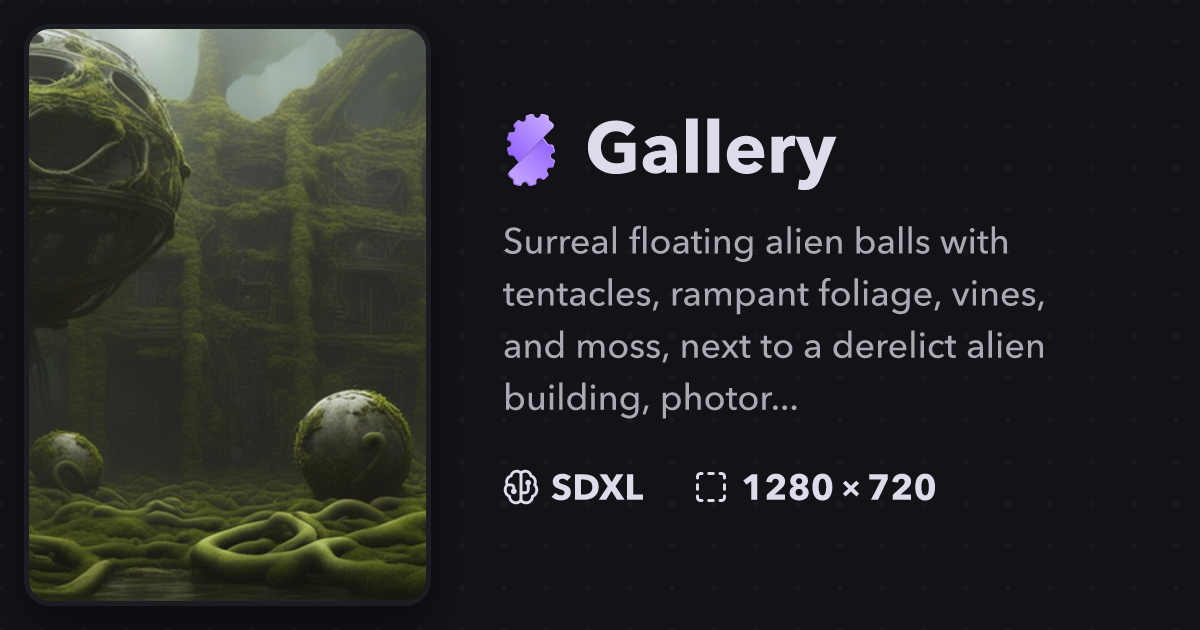 Surreal floating alien balls with tentacles, rampa... | Gallery
