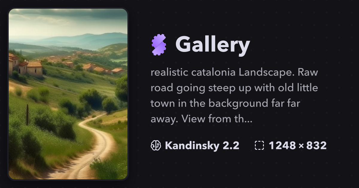 "realistic catalonia Landscape. Raw ro..." | Gallery | Stablecog