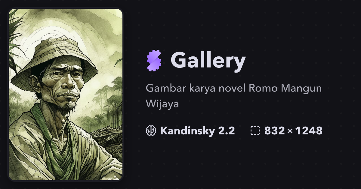 "Gambar karya novel Romo Mangun Wijaya" | Gallery | Stablecog