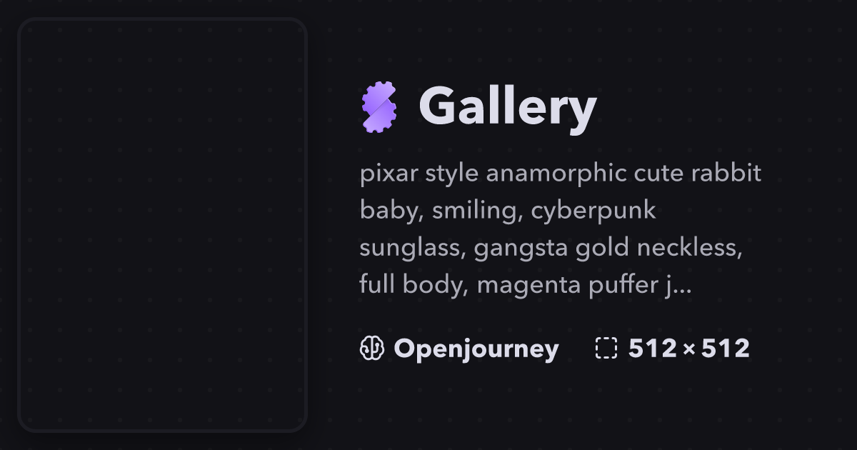 "pixar style anamorphic cute rabbit ba..." | Gallery | Stablecog