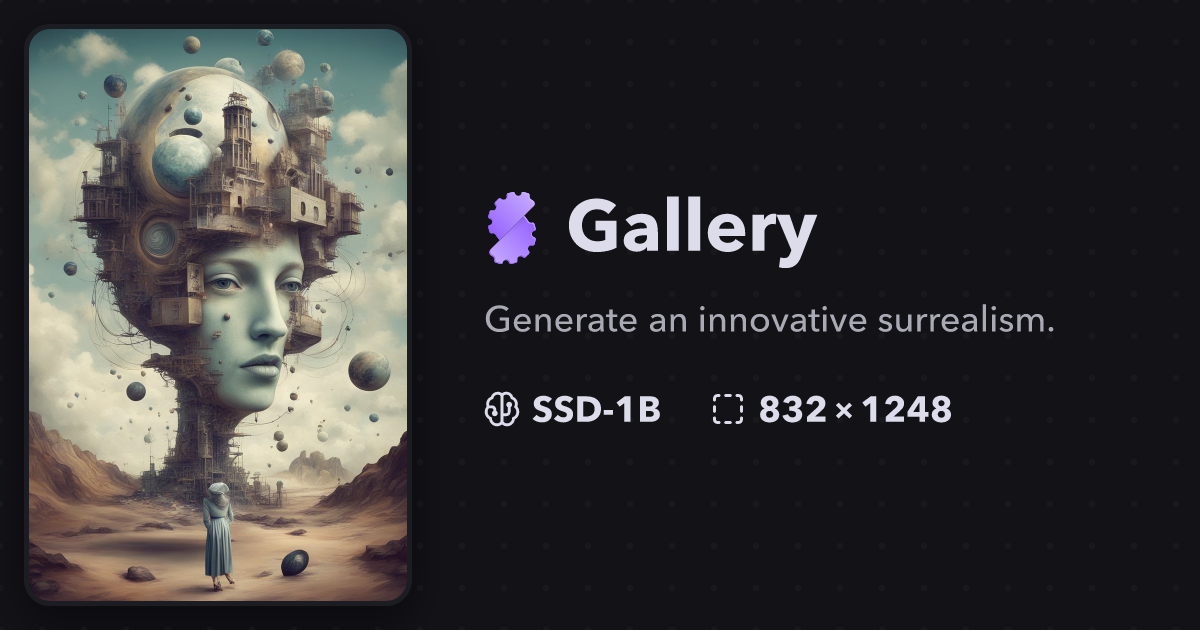 "Generate an innovative surrealism." | Gallery | Stablecog