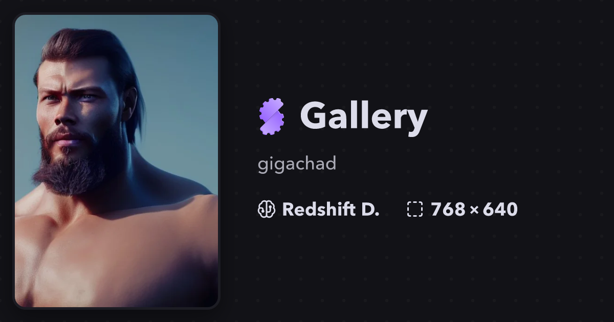 "gigachad" | Gallery | Stablecog