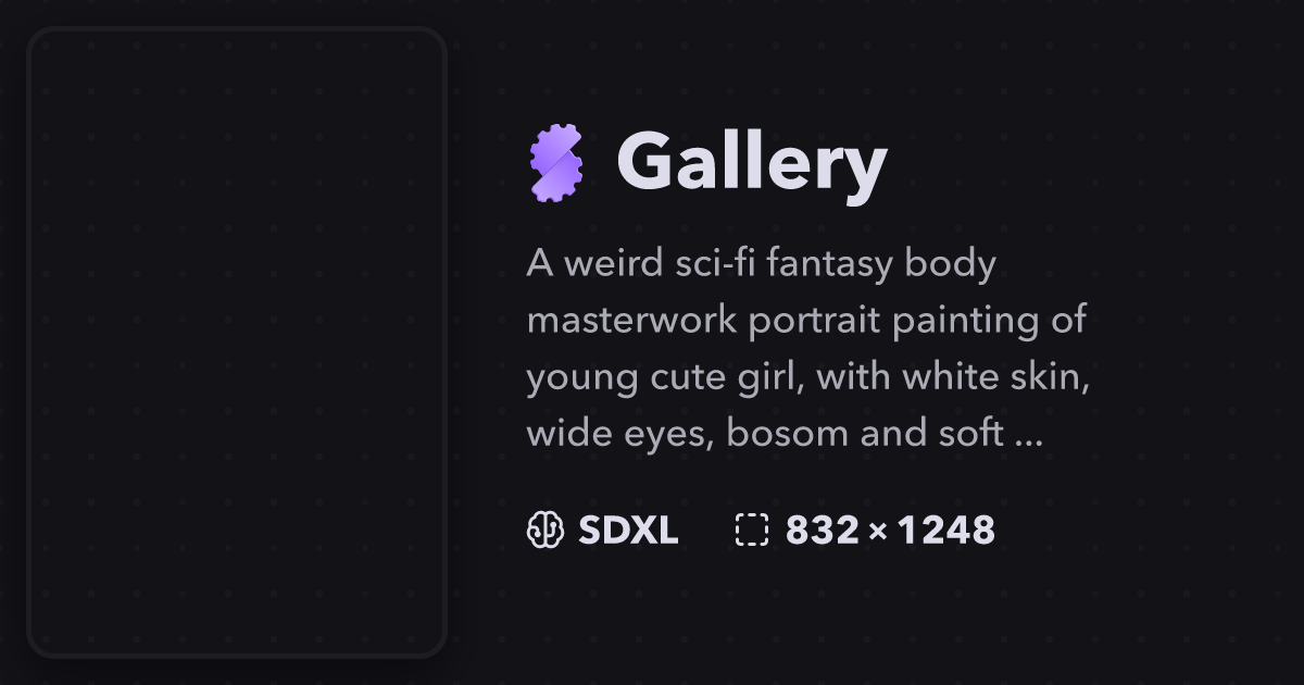 "A weird sci-fi fantasy body masterwor..." | Gallery | Stablecog