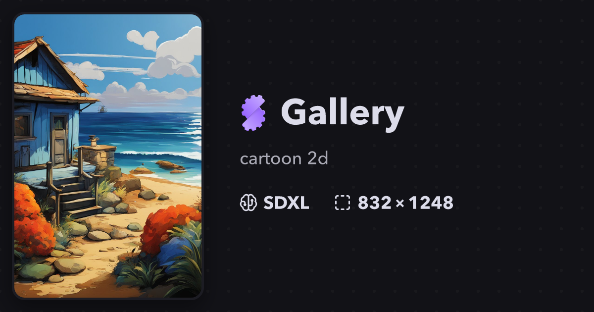 "cartoon 2d" | Gallery | Stablecog