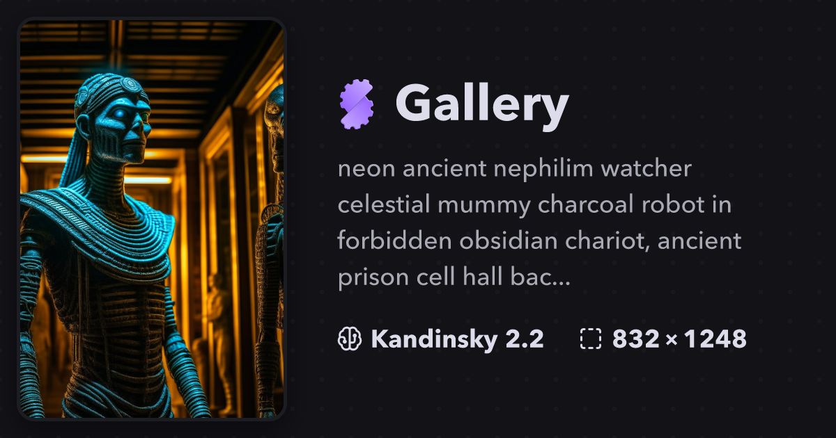 "neon ancient nephilim watcher celestial ..." | Gallery | Stablecog