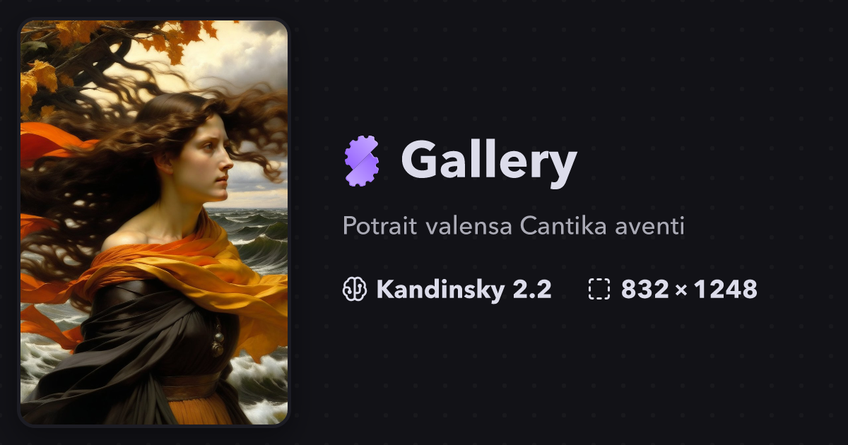 "Potrait valensa Cantika aventi" | Gallery | Stablecog
