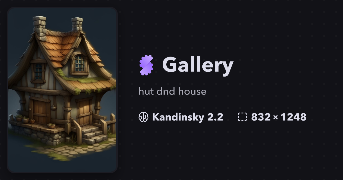 "hut dnd house" | Gallery | Stablecog